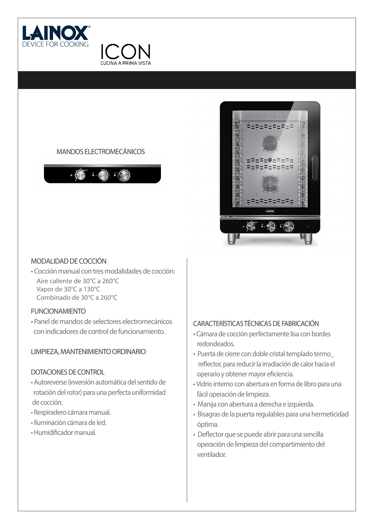 LAINOX ICET051 – MAQUINA ELECTRO PERU : IMPORTACION Y FABRICACION DE ...