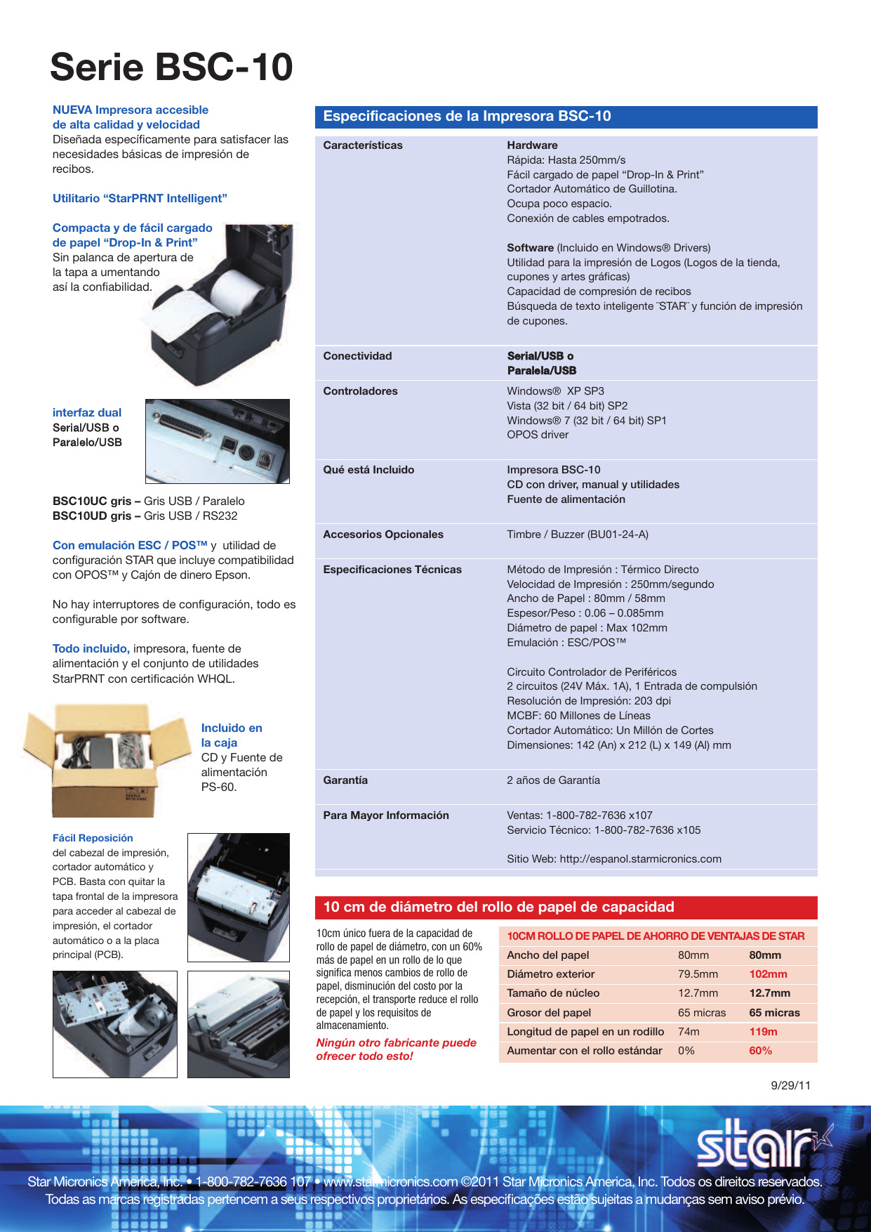 STAR MICRONICS BSC10 – MAQUINA ELECTRO PERU : IMPORTACION Y FABRICACION ...
