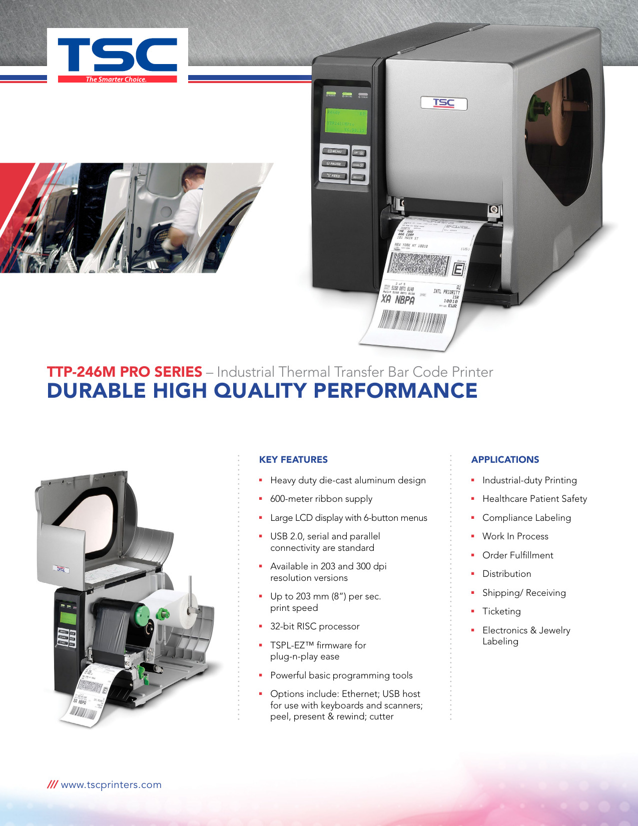 TSC TTP-246M PRO – MAQUINA ELECTRO PERU : IMPORTACION Y FABRICACION DE ...