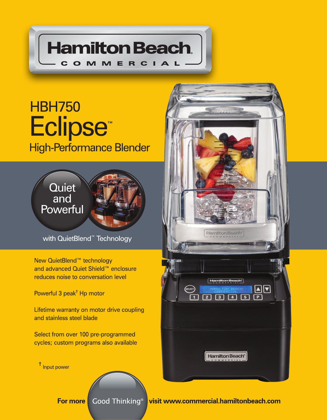 HAMILTON BEACH HBH750 – MAQUINA ELECTRO PERU : IMPORTACION Y ...