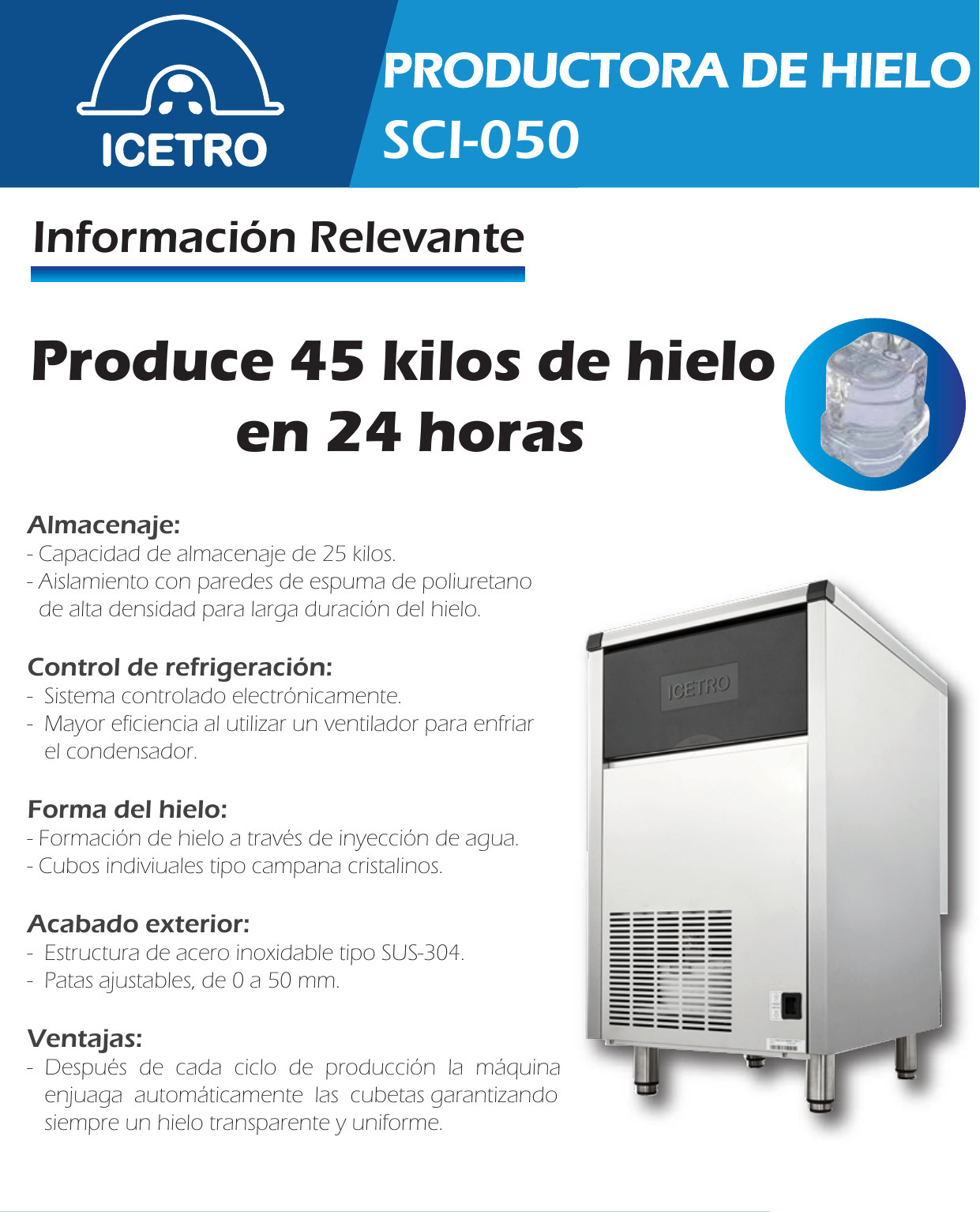 ICETRO SCI-050N – MAQUINA ELECTRO PERU : IMPORTACION Y FABRICACION DE ...