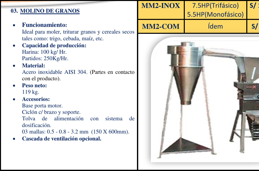 PERUMINOX MM2-COM – MAQUINA ELECTRO PERU : IMPORTACION Y FABRICACION DE ...